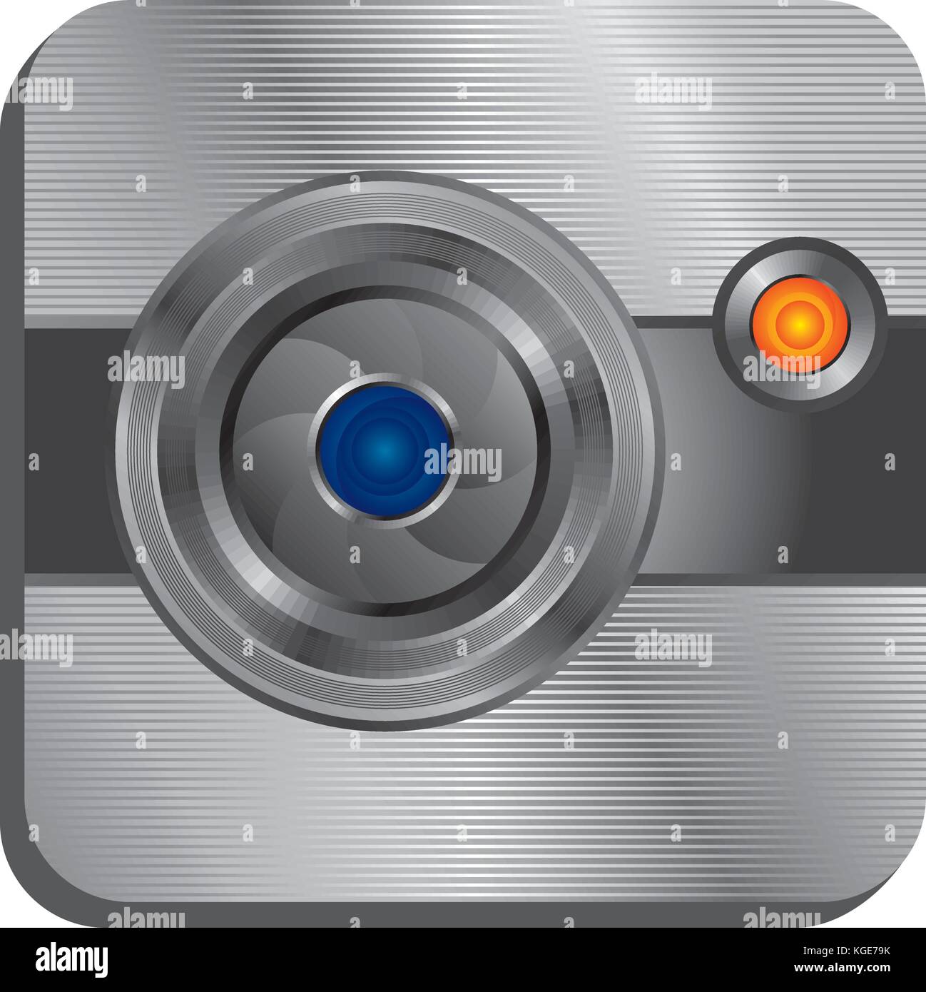media interface camera vector graphic art illustration Stock Vector ...