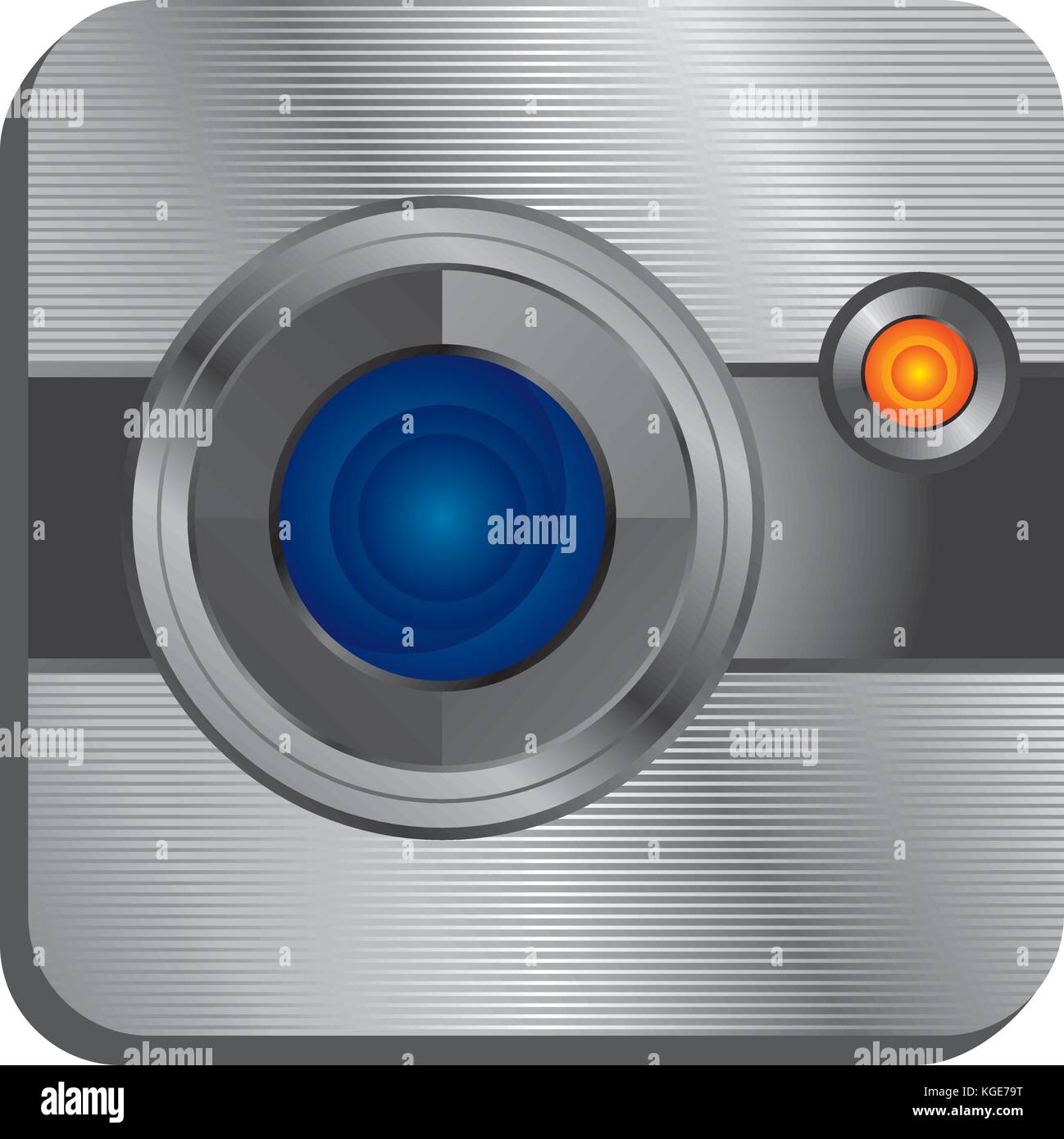 media interface camera vector graphic art illustration Stock Vector ...