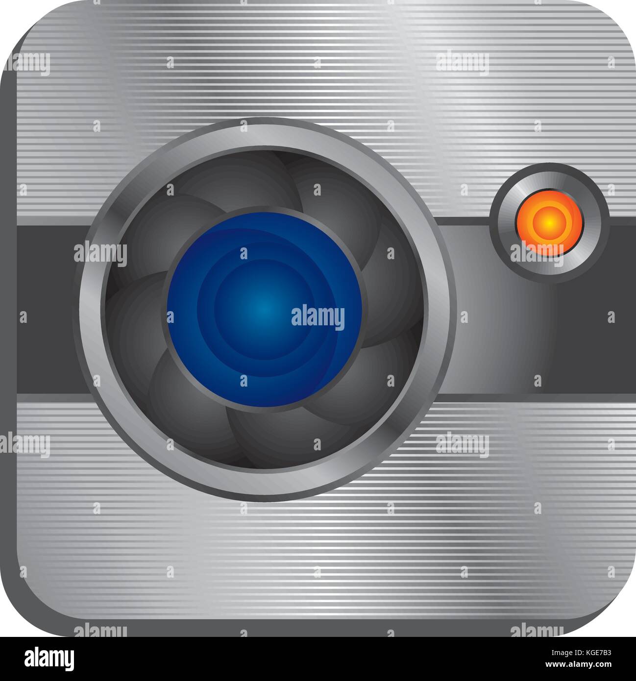 media interface camera vector graphic art illustration Stock Vector ...