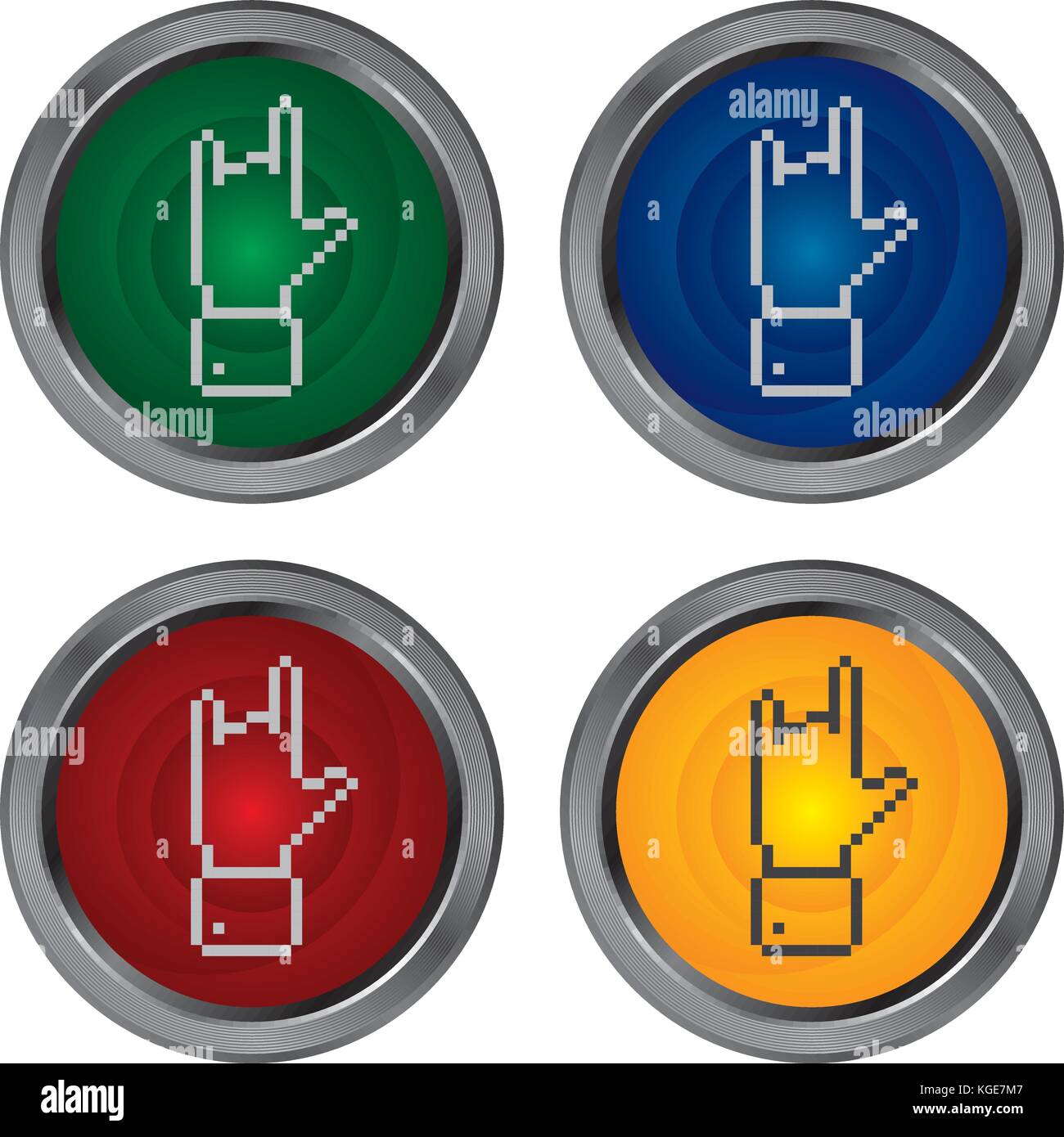 hand gesture icon vector graphic art design illustration Stock Vector ...