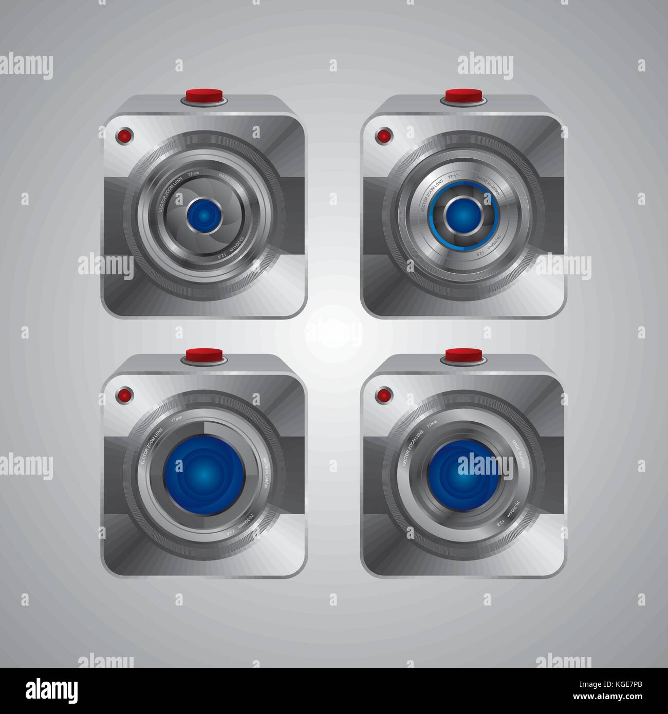 media interface camera vector graphic art illustration Stock Vector ...