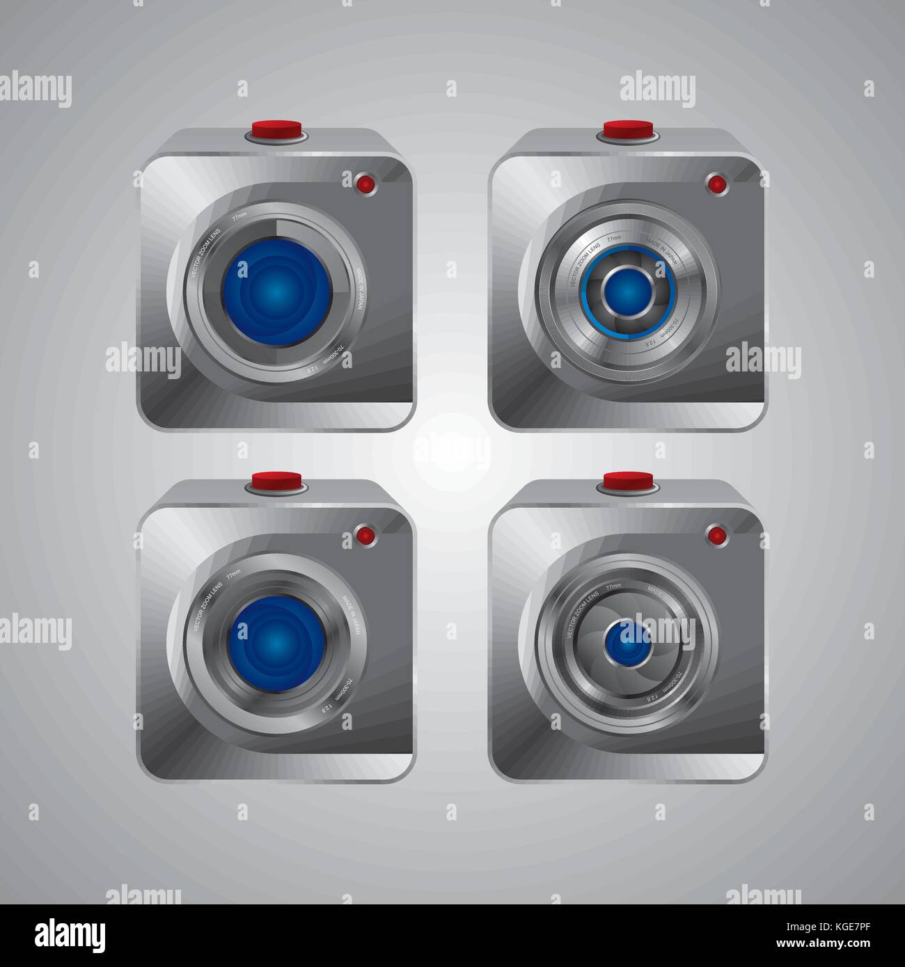 media interface camera vector graphic art illustration Stock Vector ...