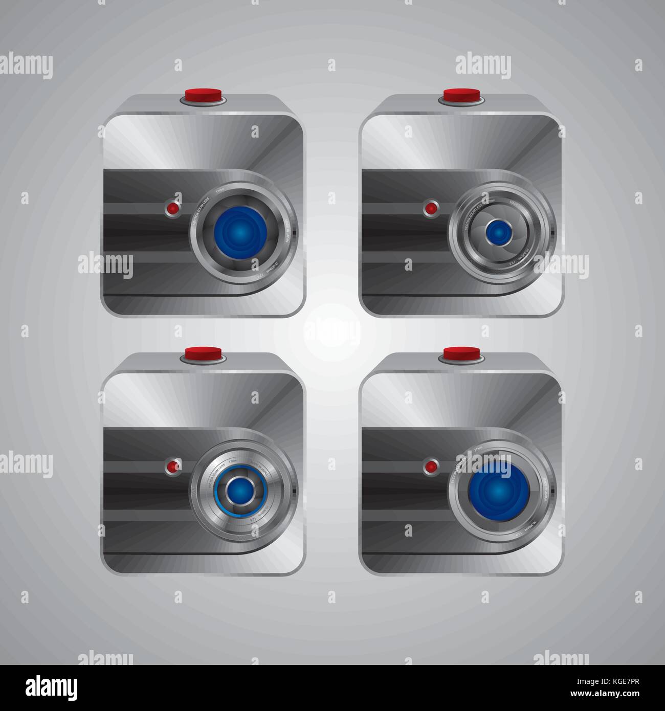 media interface camera vector graphic art illustration Stock Vector ...