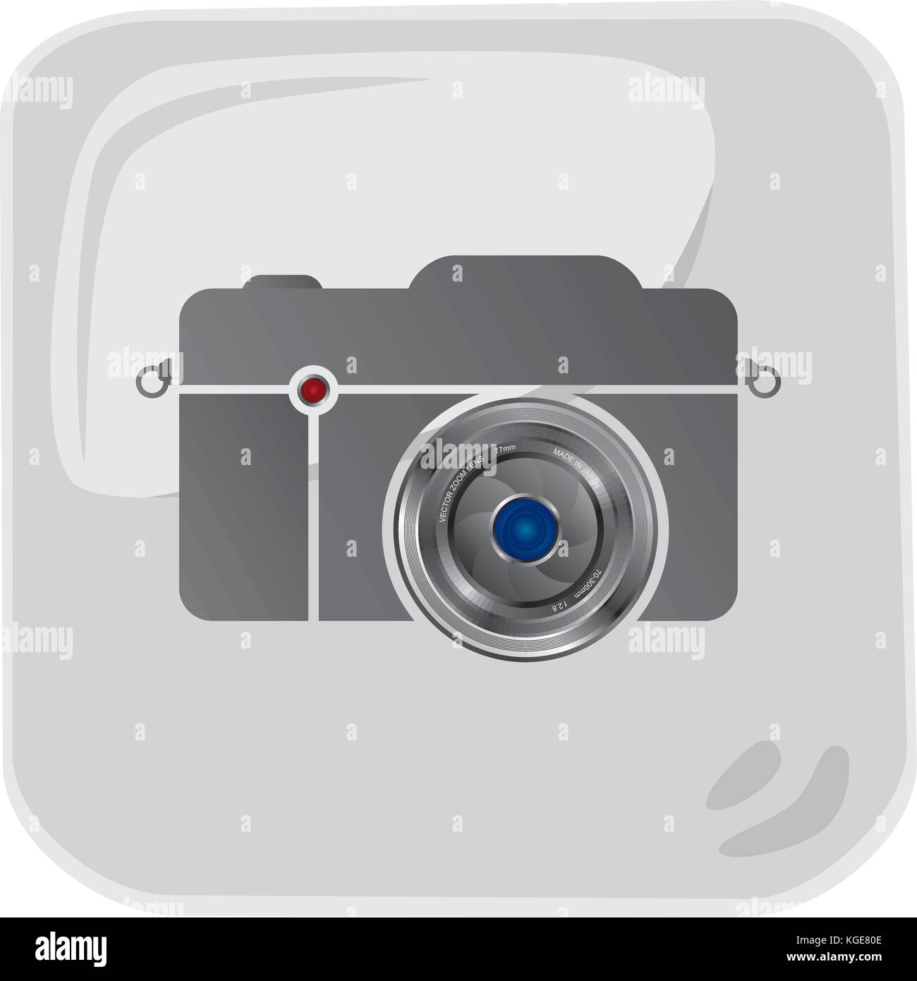 media interface camera vector graphic art illustration Stock Vector ...