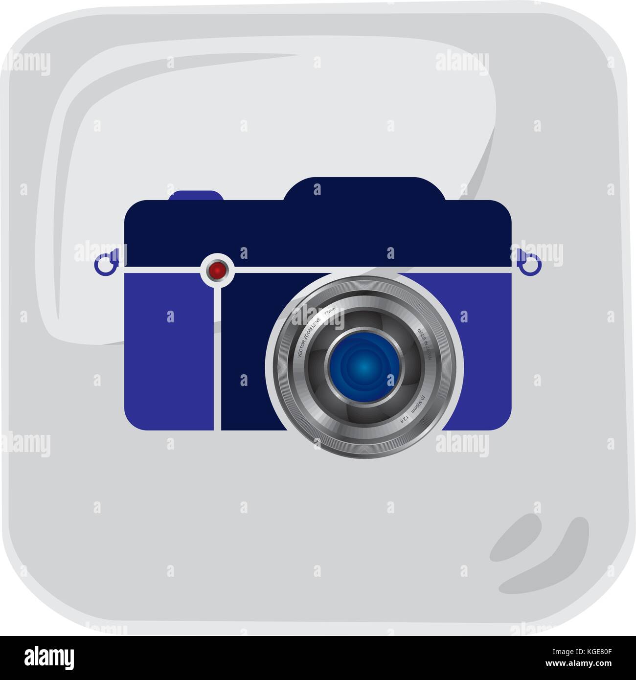 media interface camera vector graphic art illustration Stock Vector ...