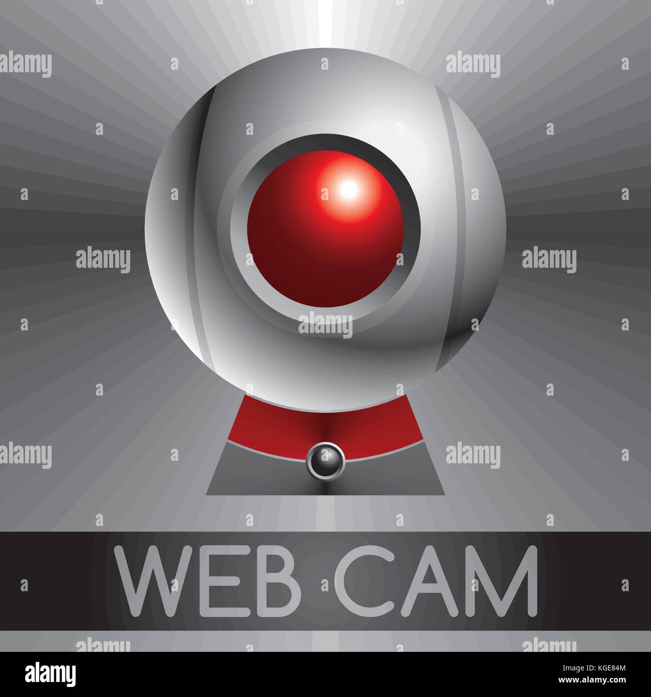 media interface camera vector graphic art illustration Stock Vector ...