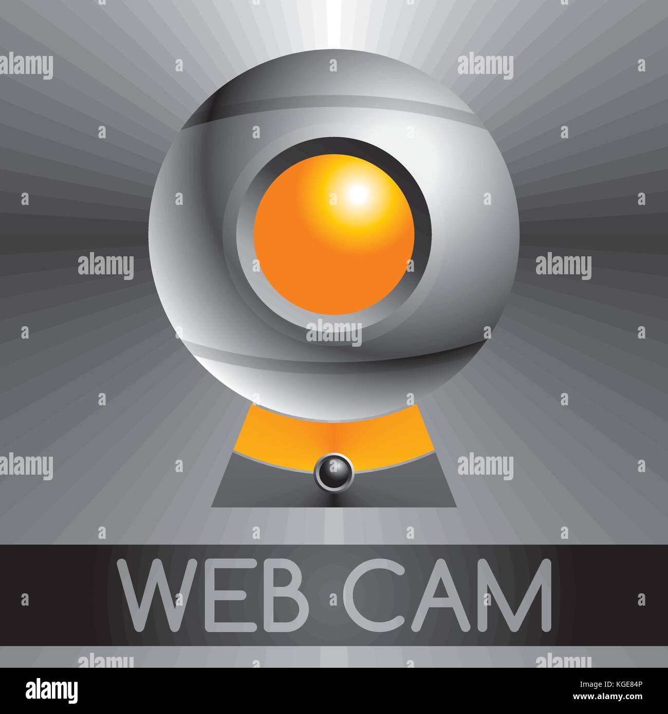 media interface camera vector graphic art illustration Stock Vector ...