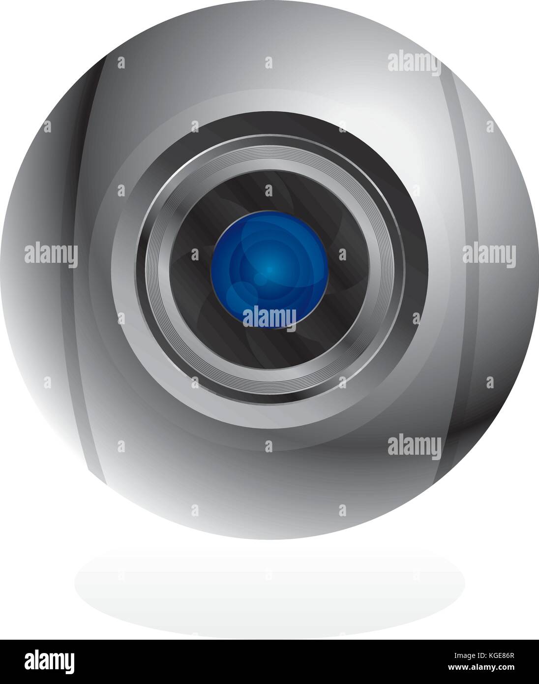 media interface camera vector graphic art illustration Stock Vector ...