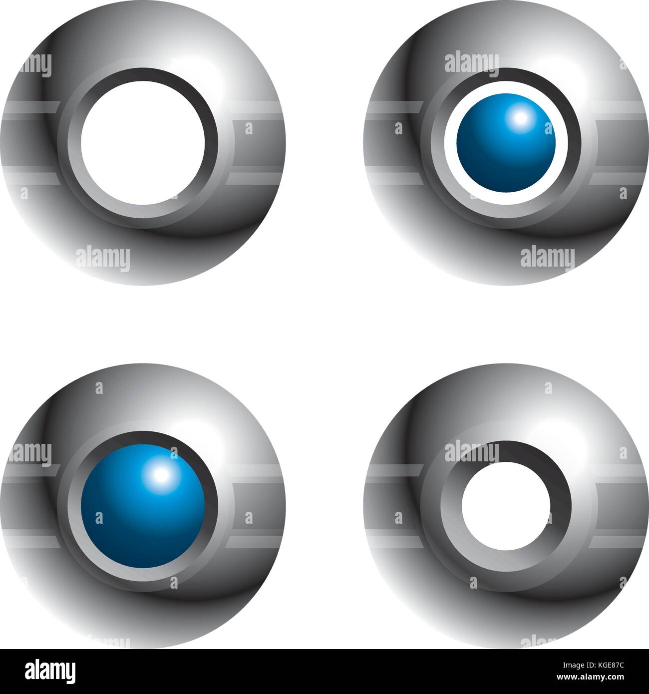 media interface camera vector graphic art illustration Stock Vector ...