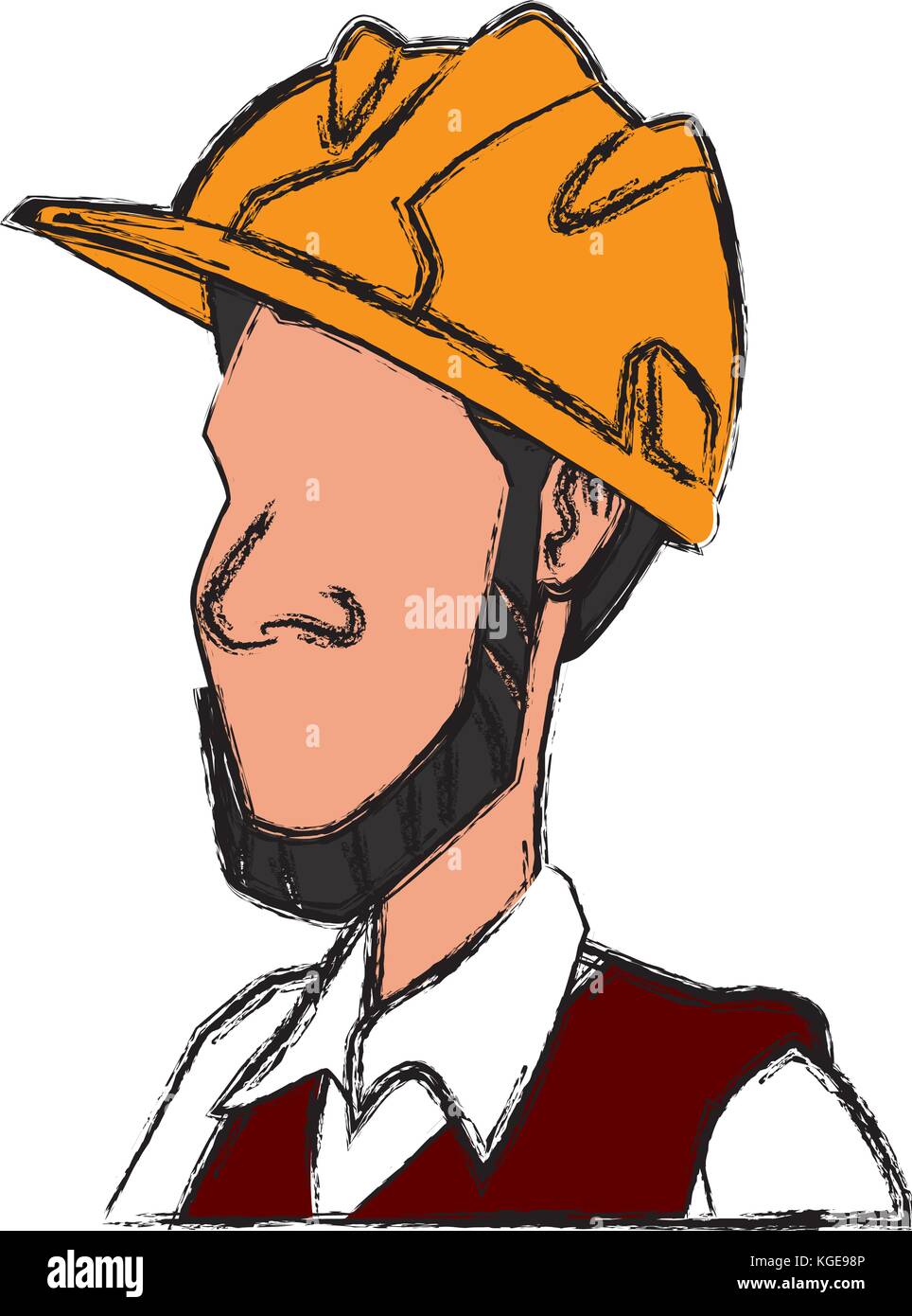 Cartoon worker with tool Stock Vector Image & Art - Alamy