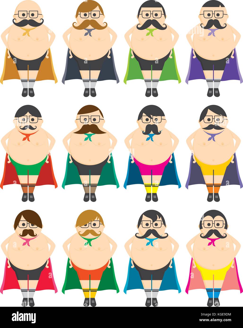cartoon character avatar vector graphic art illustration Stock Vector ...