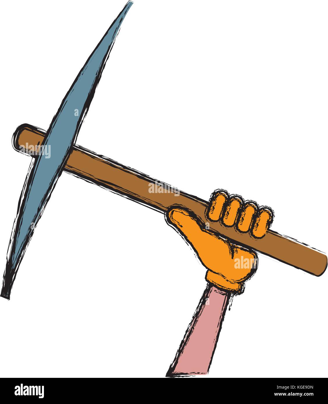 Hand holding pick Stock Vector Image & Art - Alamy