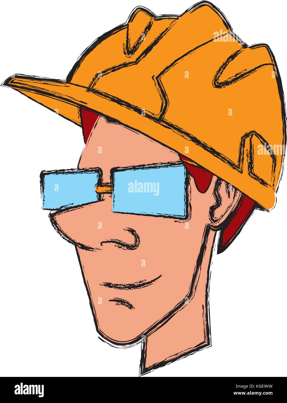 Cartoon worker with tool Stock Vector Image & Art - Alamy
