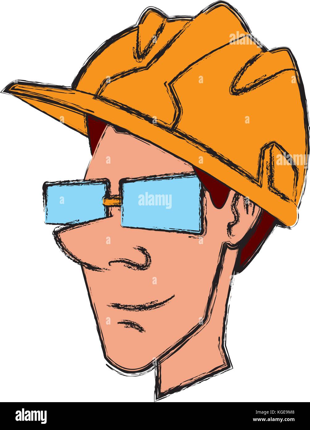 Cartoon worker with tool Stock Vector Image & Art - Alamy