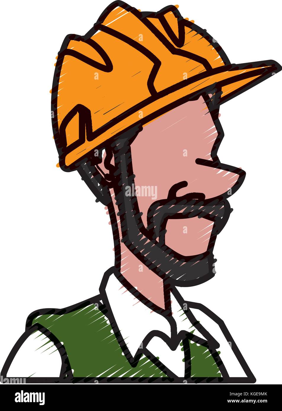 Cartoon worker with tool Stock Vector Image & Art - Alamy