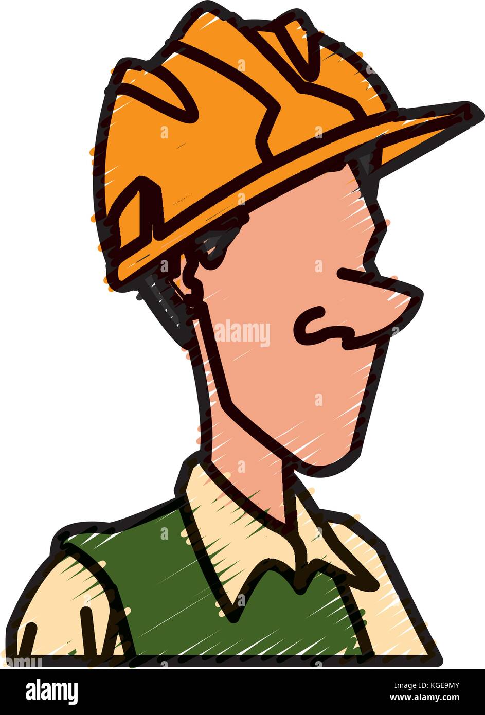 Cartoon worker with tool Stock Vector Image & Art - Alamy