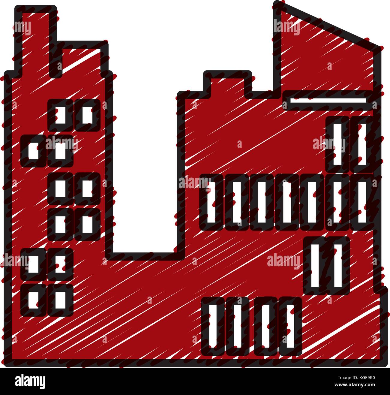 City buildings symbol Stock Vector Image & Art - Alamy