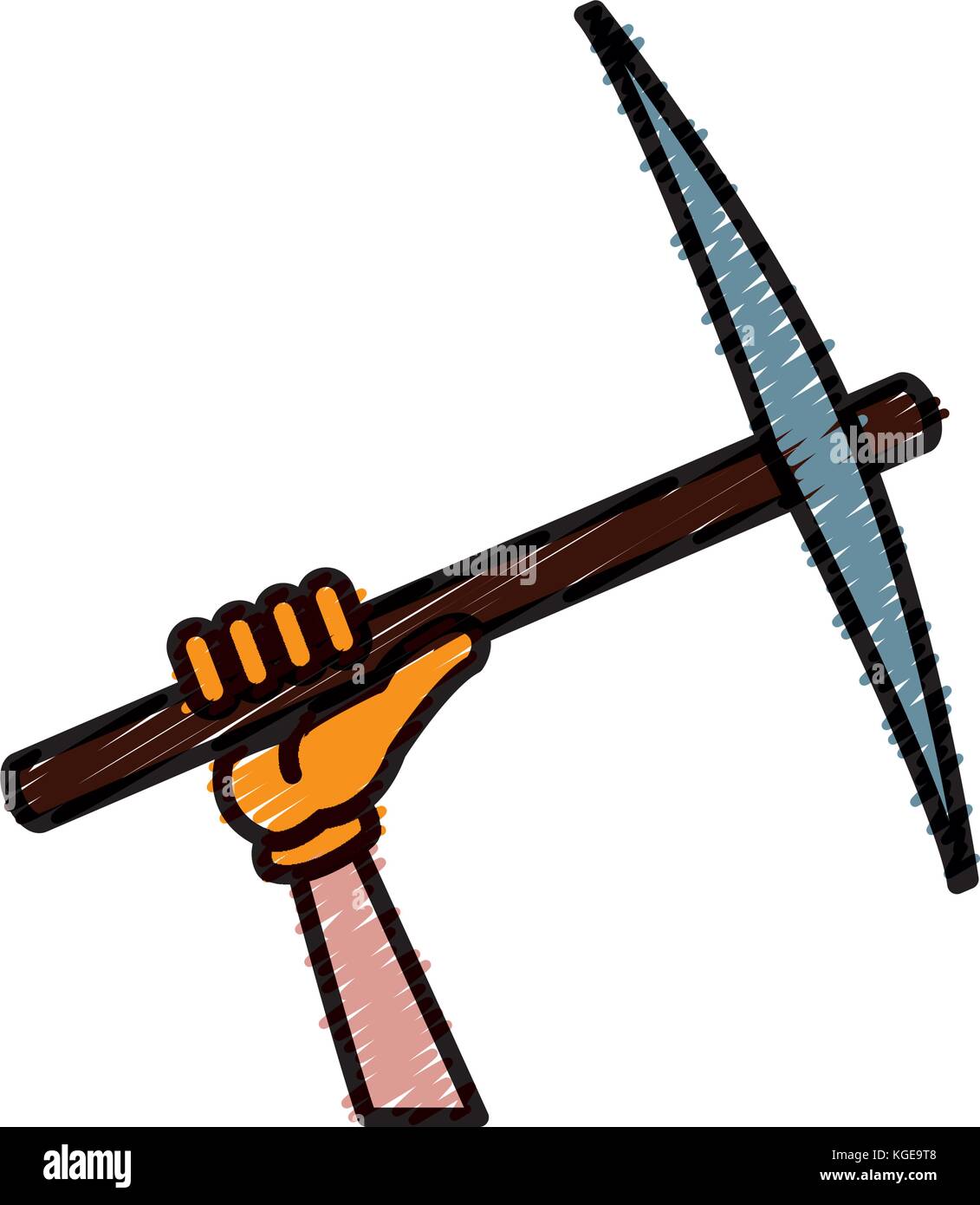 Hand holding pick Stock Vector Image & Art - Alamy