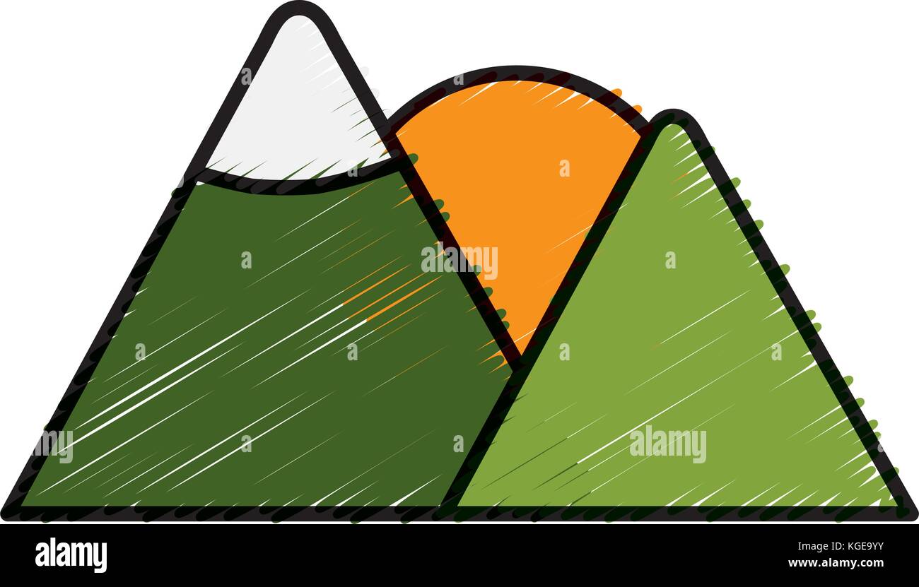 Mountains rock mountain world Stock Vector Images - Alamy