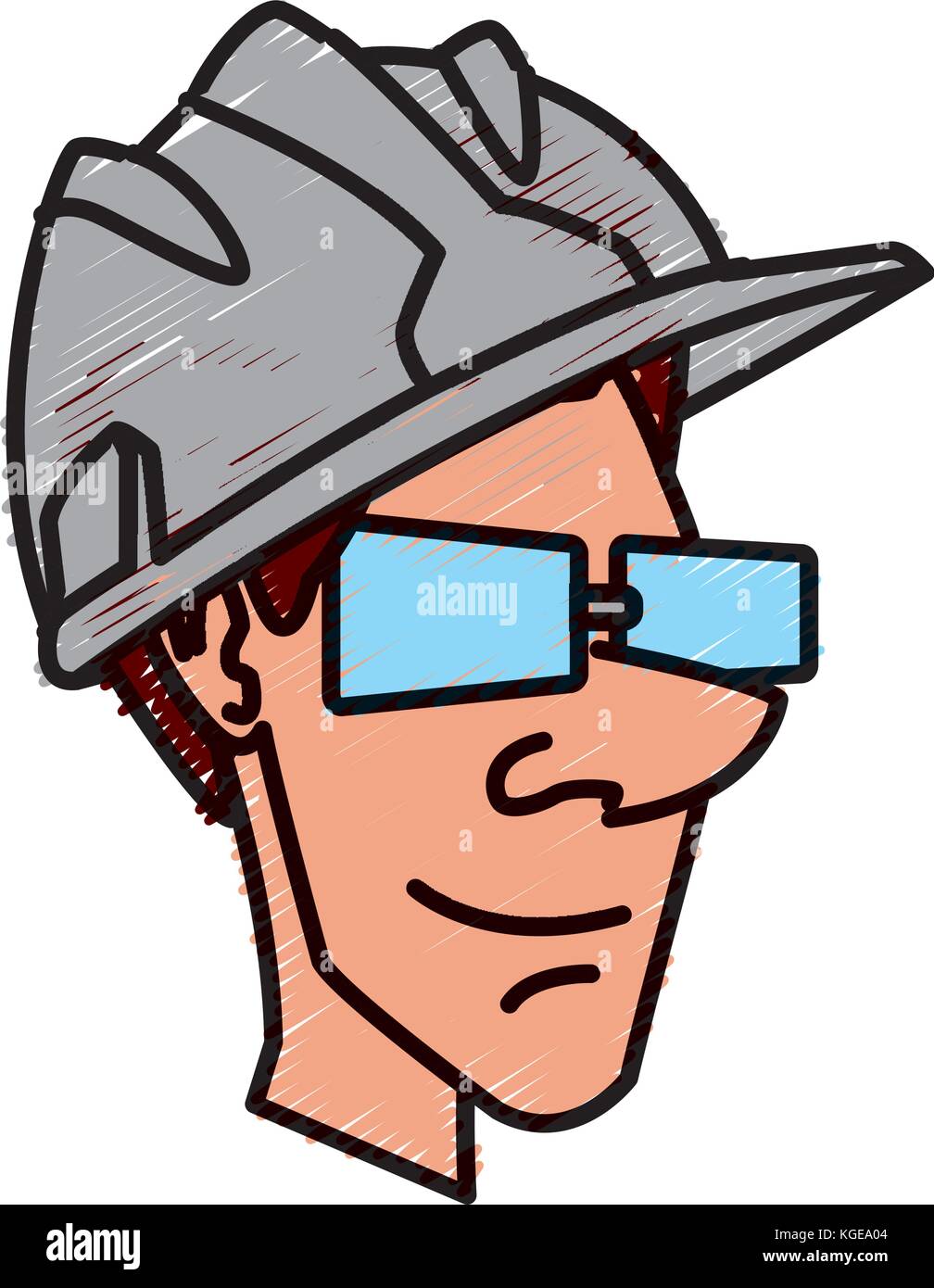 Cartoon worker with tool Stock Vector Image & Art - Alamy