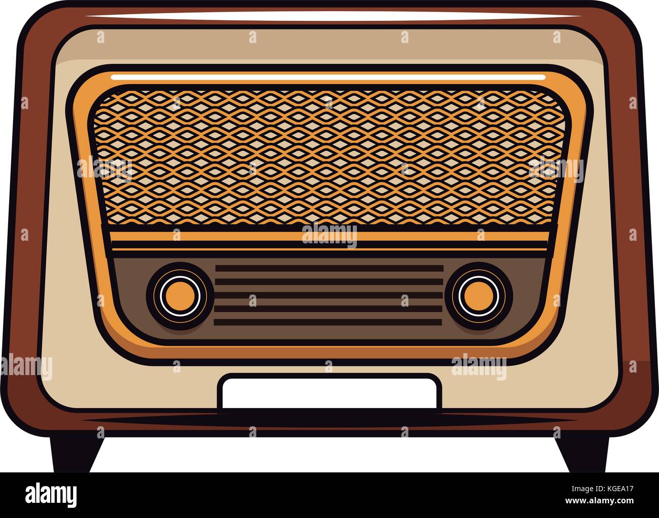 Old Time Radio Clip Art