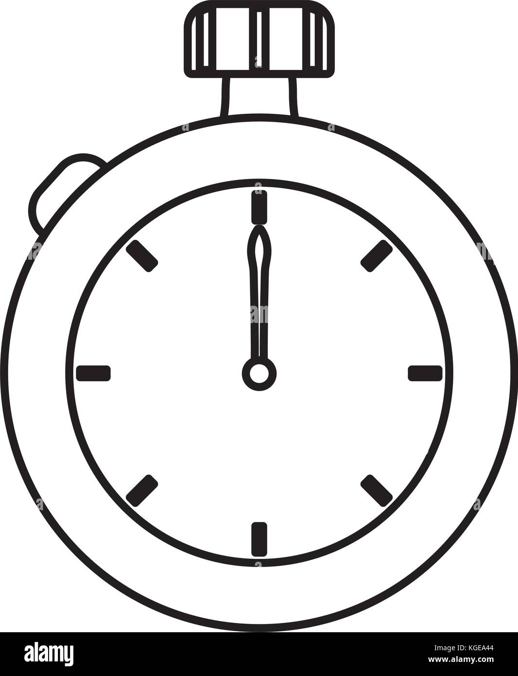 Vintage hand clock Stock Vector Image & Art - Alamy