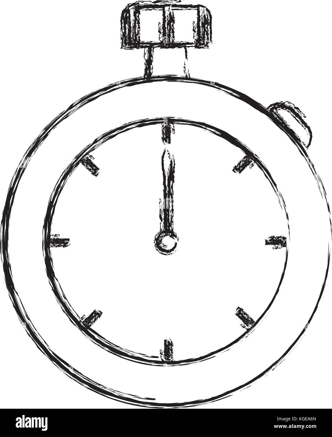 Vintage hand clock Stock Vector Image & Art - Alamy