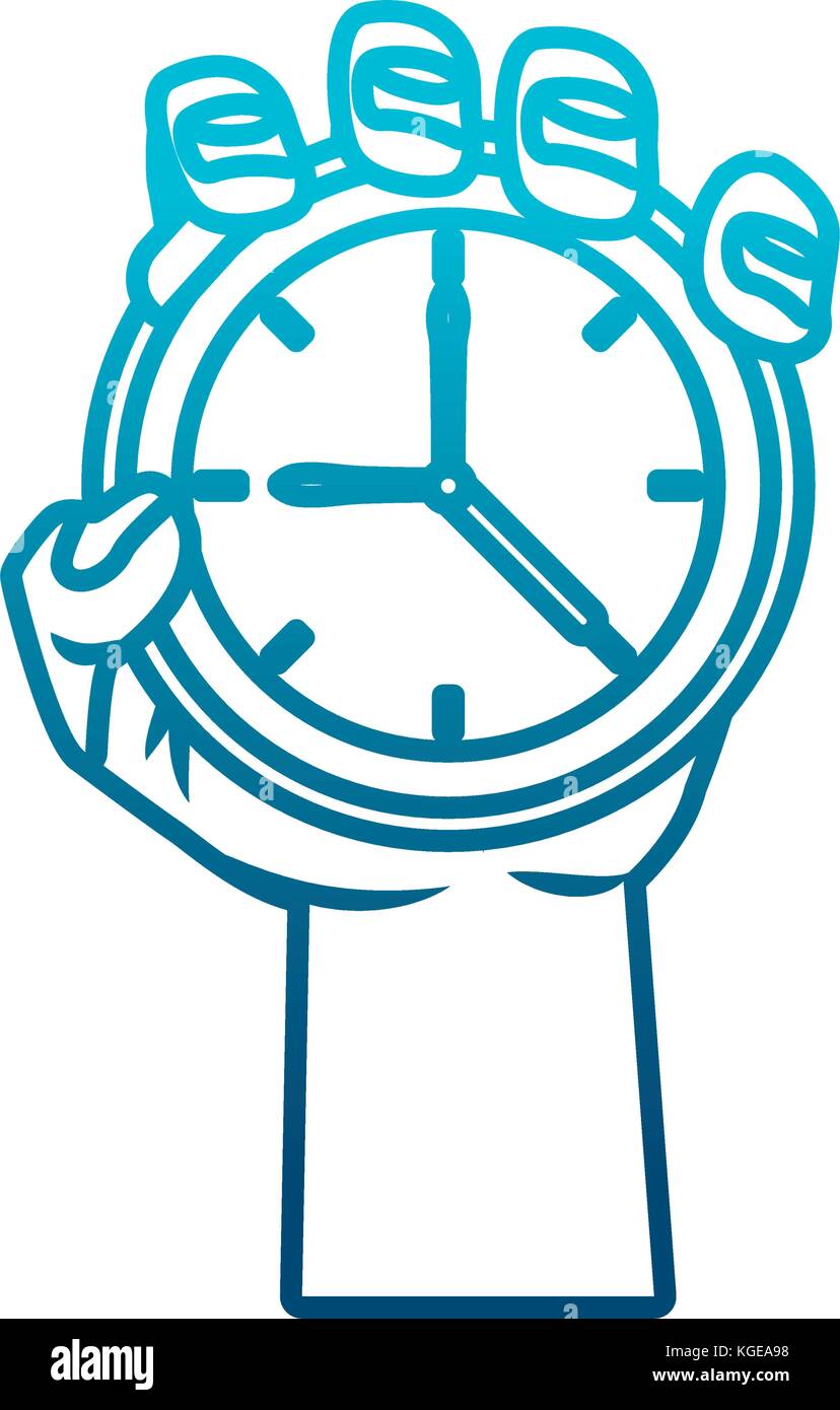 Hit Clock Stock Vector Images - Alamy