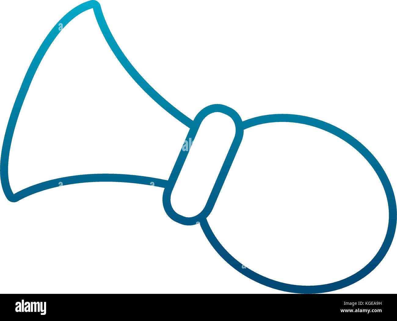 Classic car horn Stock Vector Images - Alamy