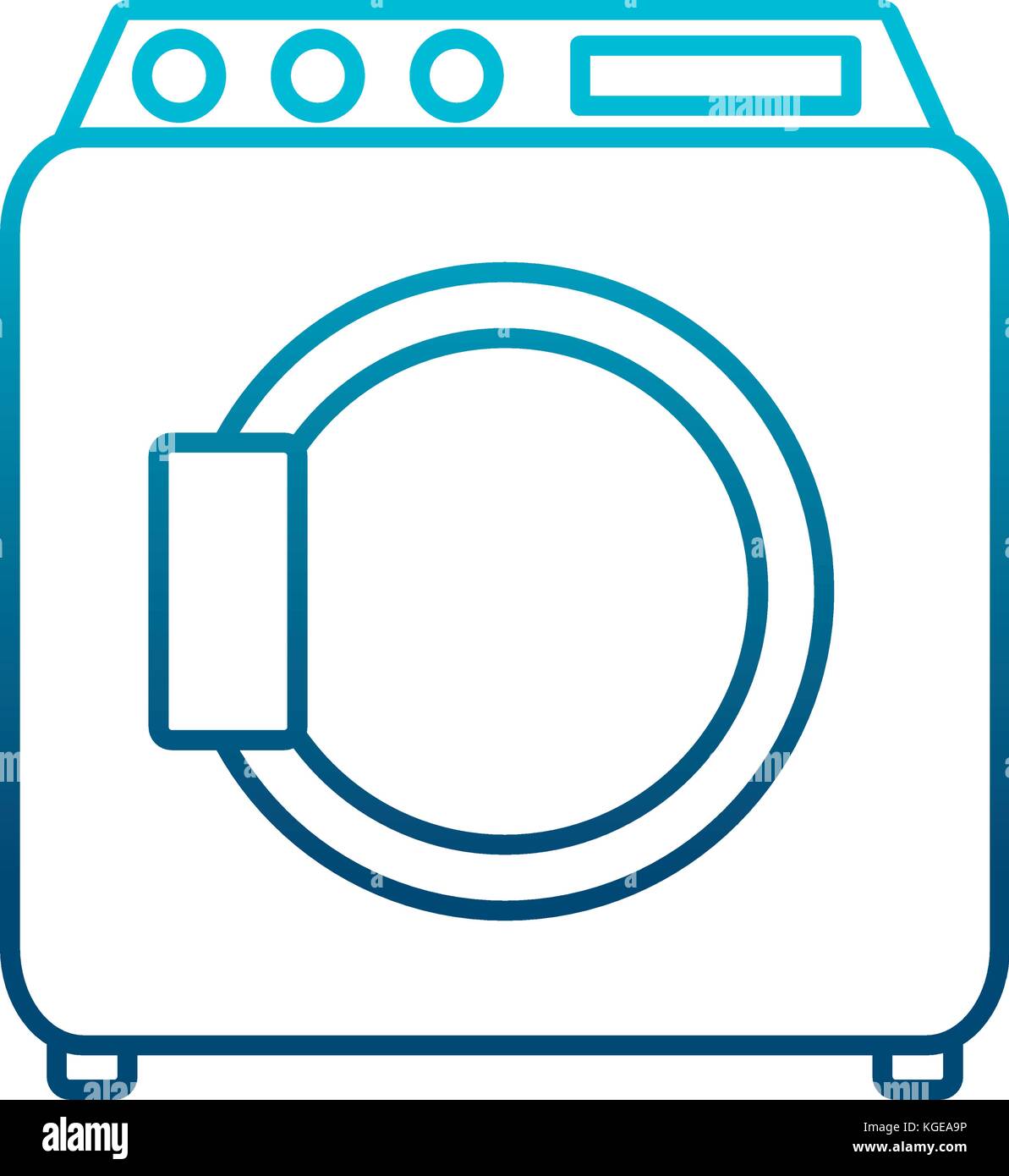 Washer machine symbol Stock Vector Image & Art - Alamy