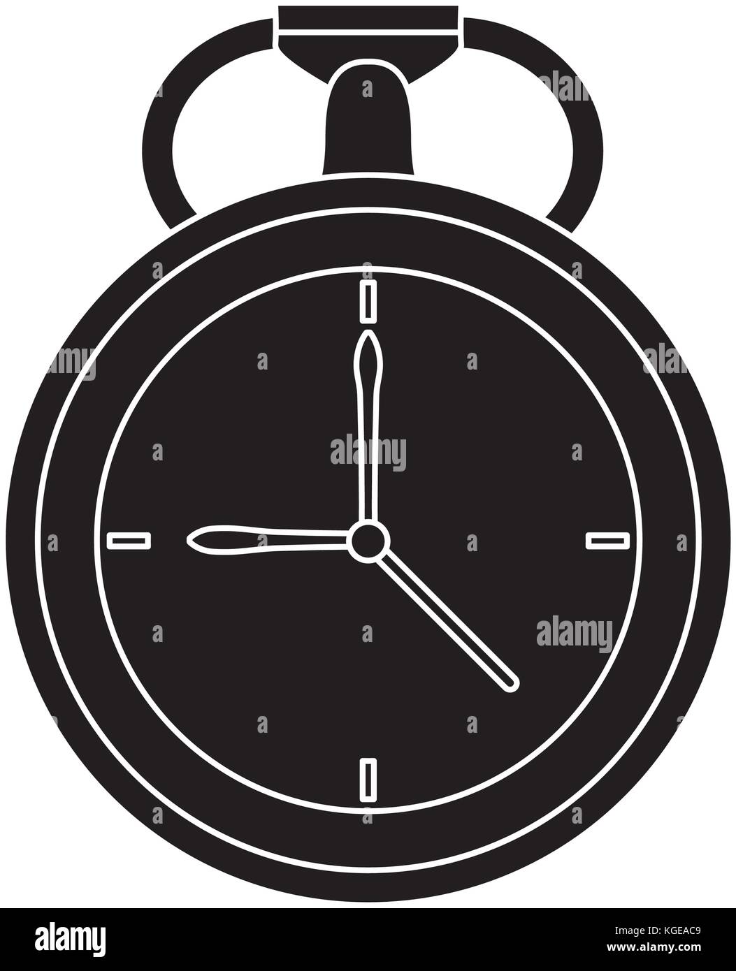 Vintage hand clock Stock Vector Image & Art - Alamy