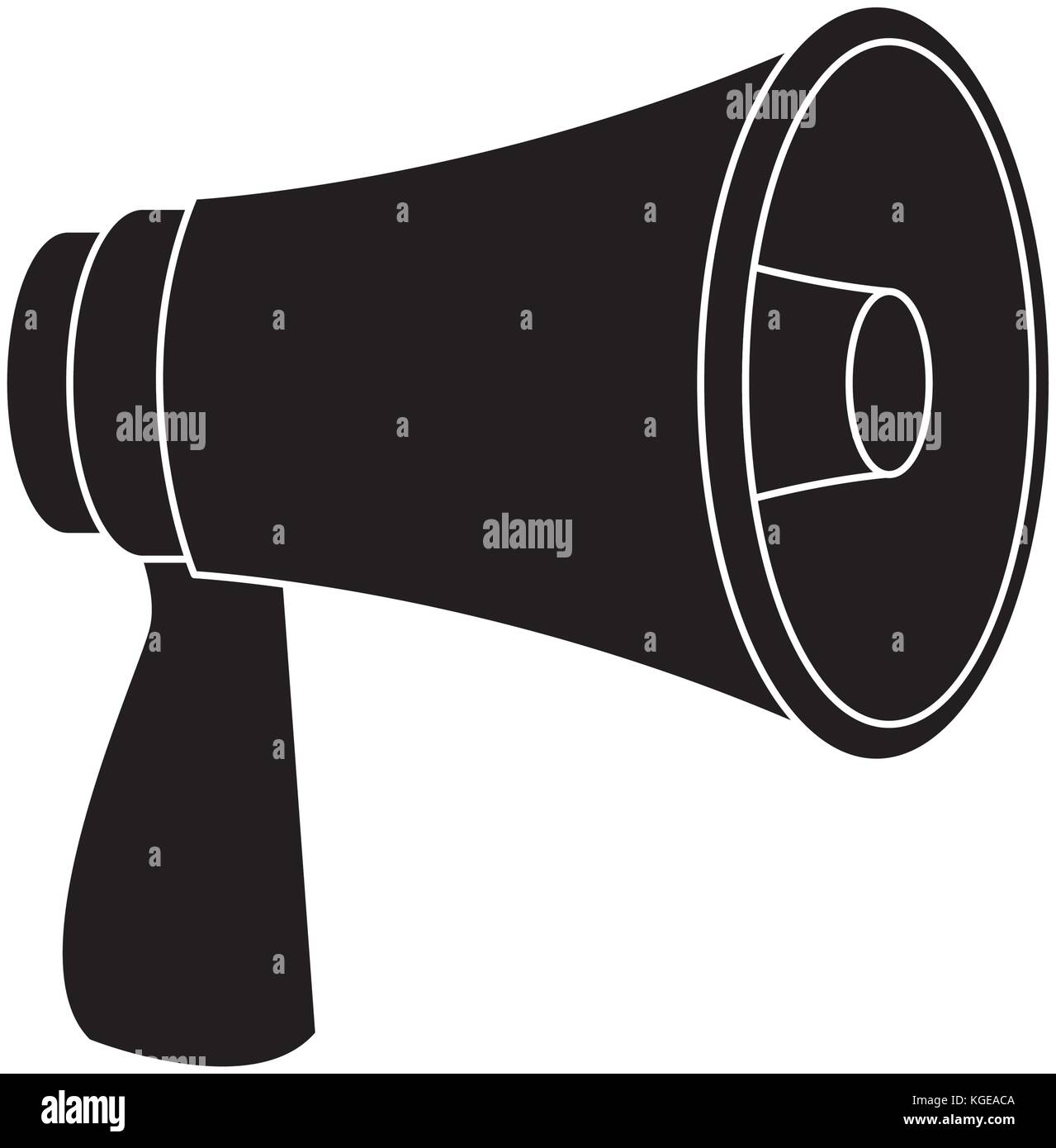 Bullhorn advertising symbol Stock Vector Image & Art - Alamy