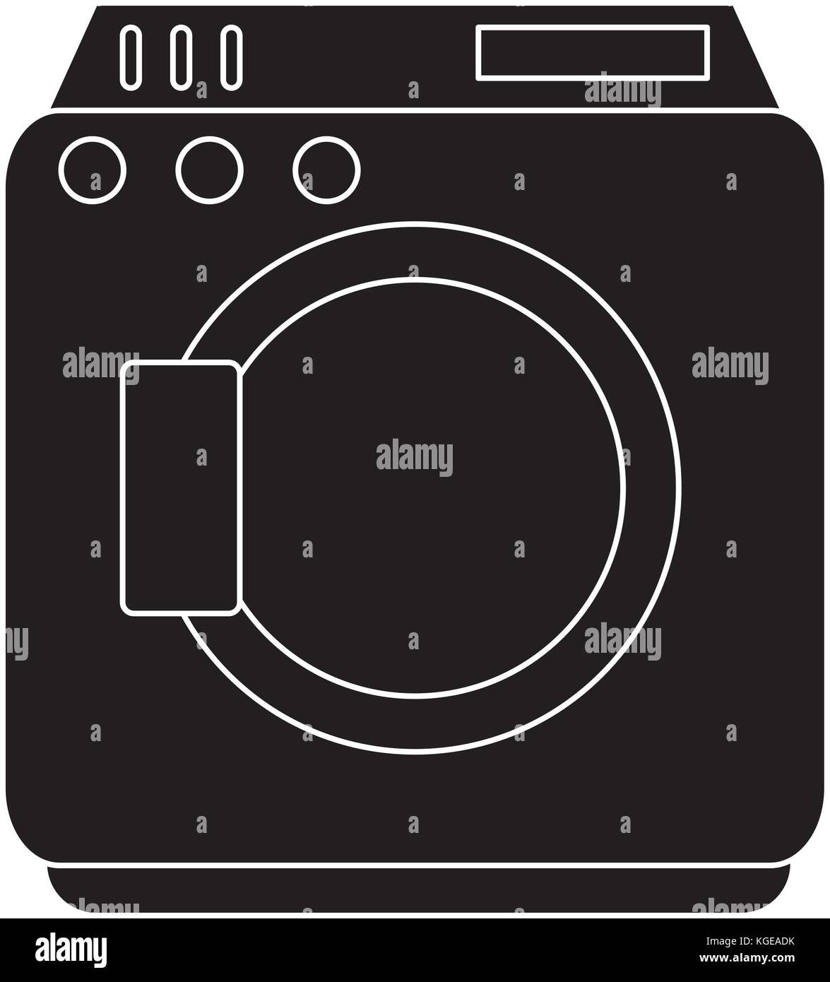 Washer machine symbol Stock Vector Image & Art - Alamy