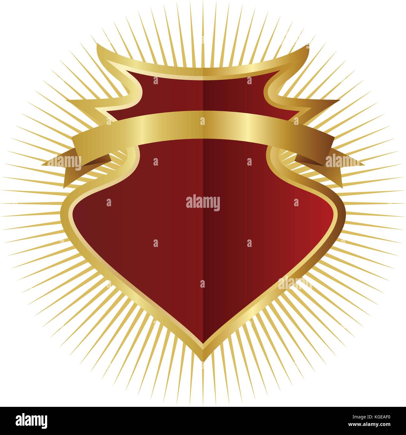 art shield vector graphic art design illustration Stock Vector Image ...
