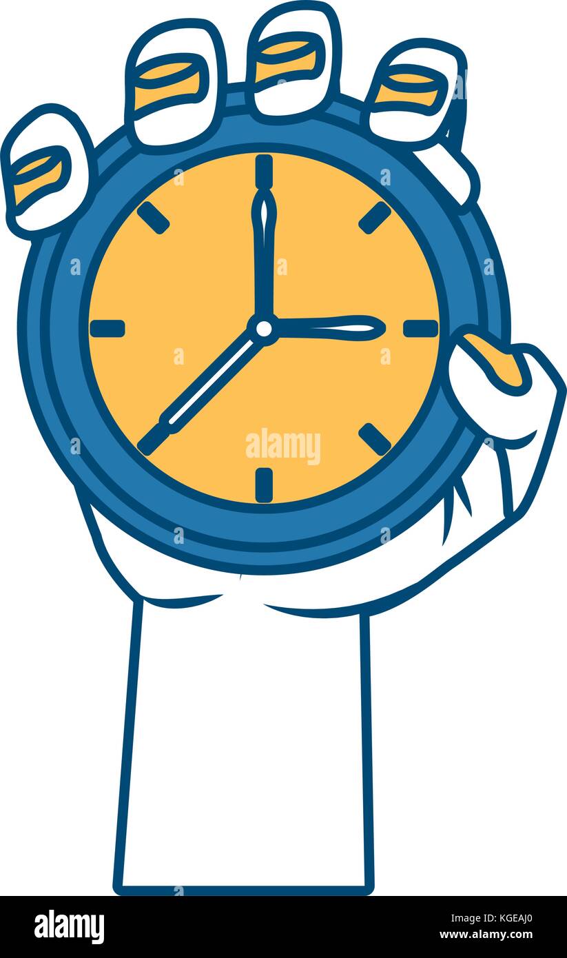 Hit Clock Stock Vector Images - Alamy