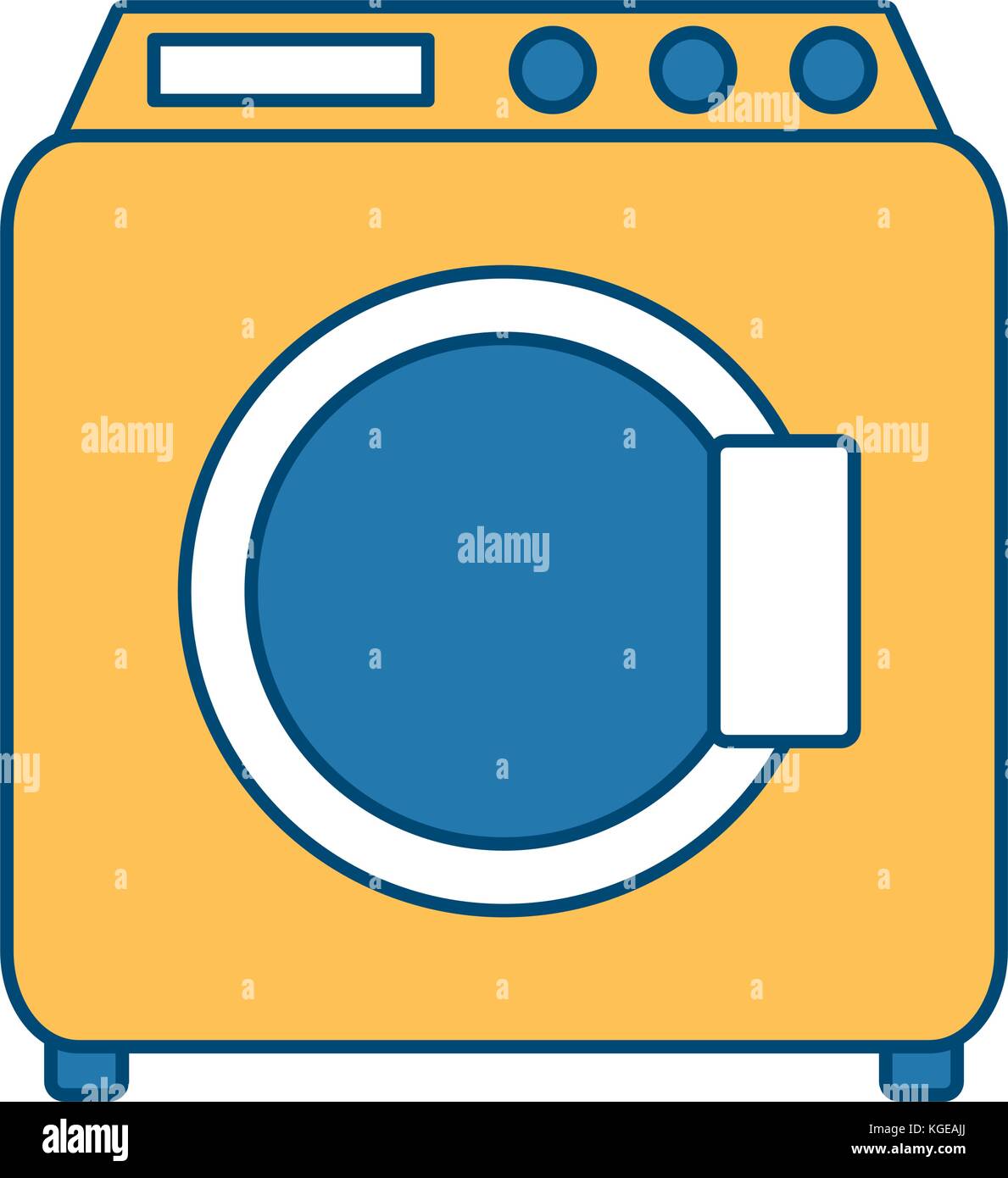 Washer machine symbol Stock Vector Image & Art - Alamy