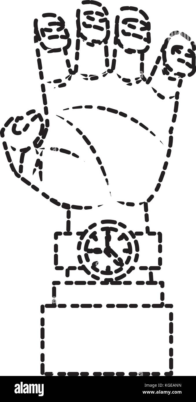 Arm with wristwatch Stock Vector Image & Art - Alamy