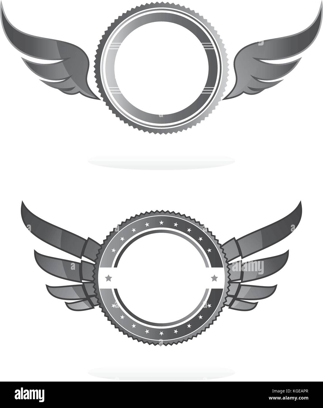 wing art vector graphic art design illustration Stock Vector Image ...