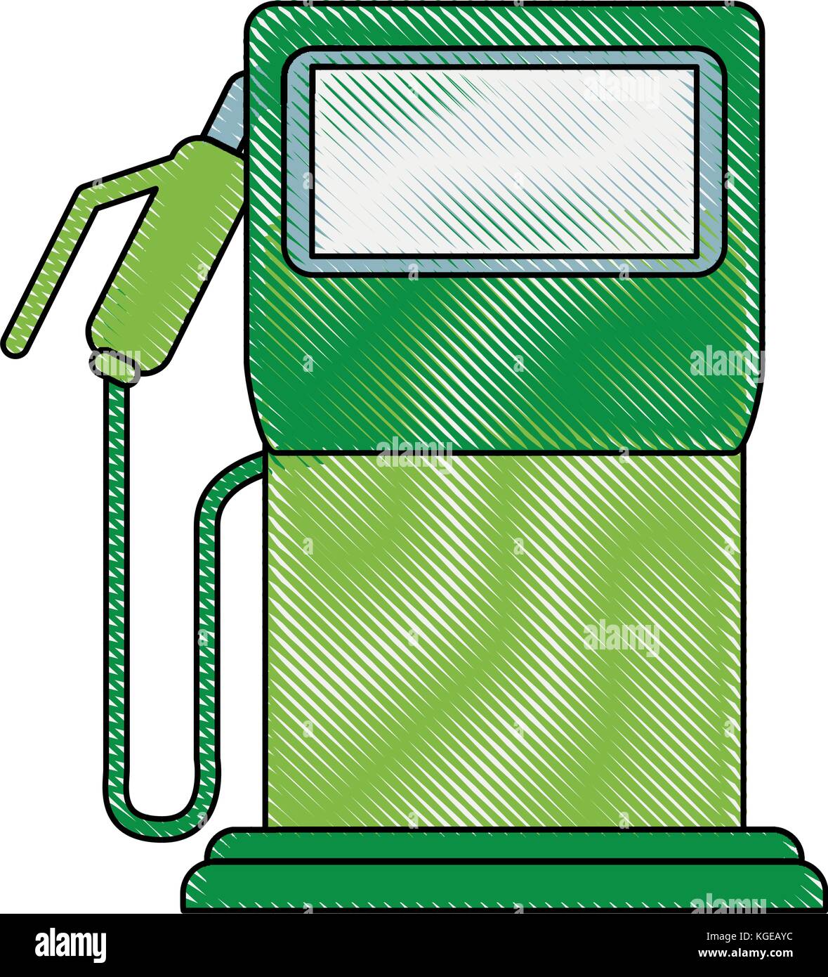 Diesel dispenser Stock Vector Images - Alamy