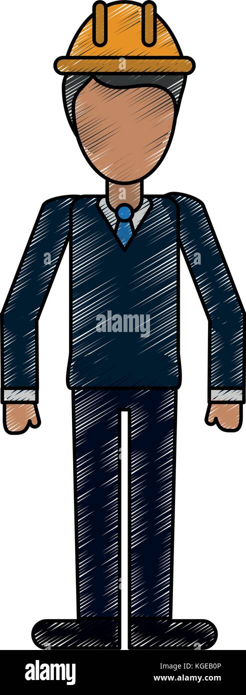 Engineer avatar full body Stock Vector Image & Art - Alamy