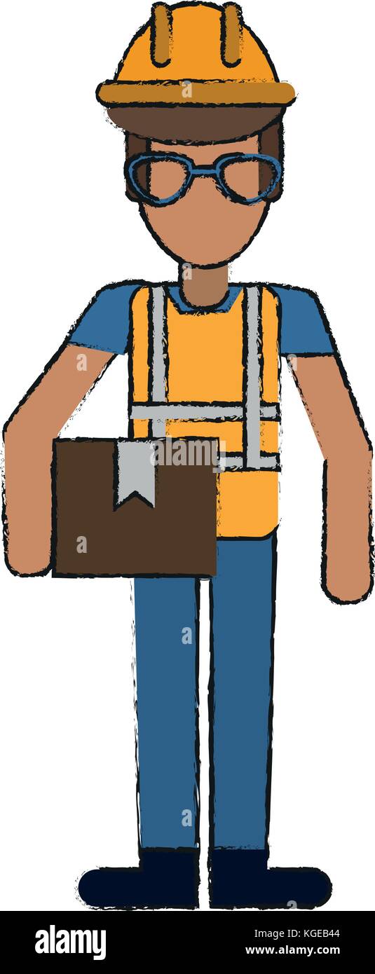 Worker avatar full body Stock Vector Image & Art - Alamy