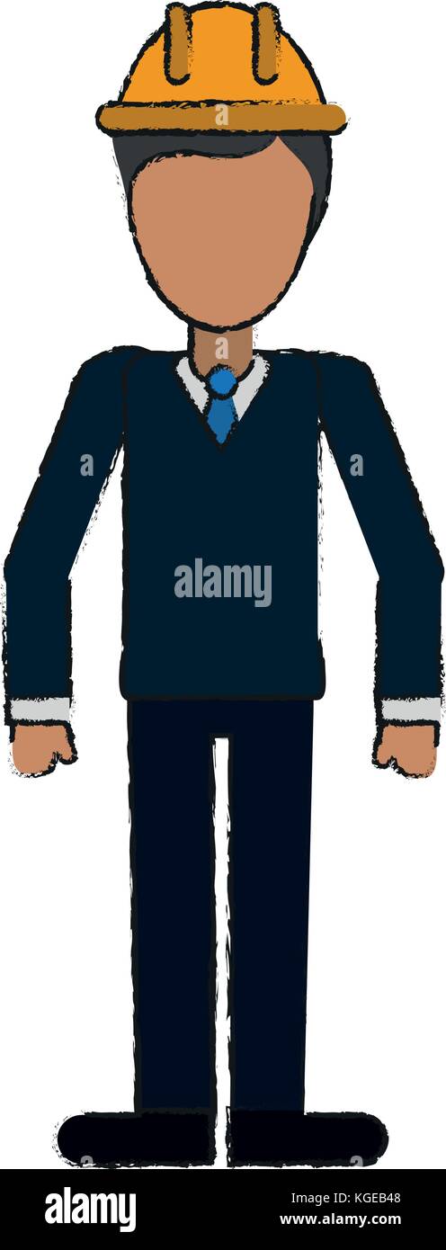 Engineer avatar full body Stock Vector Image & Art - Alamy