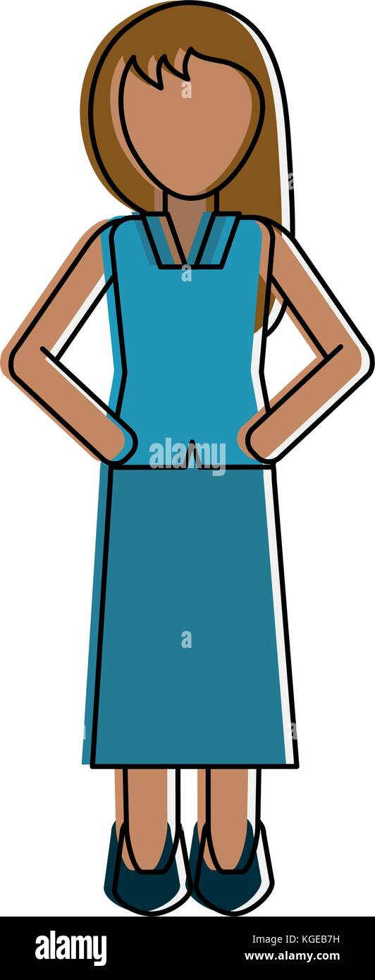 Woman avatar full body Stock Vector Image & Art - Alamy