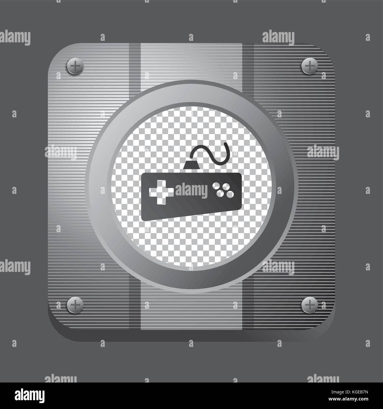 gaming theme icon button vector graphic art design illustration Stock ...