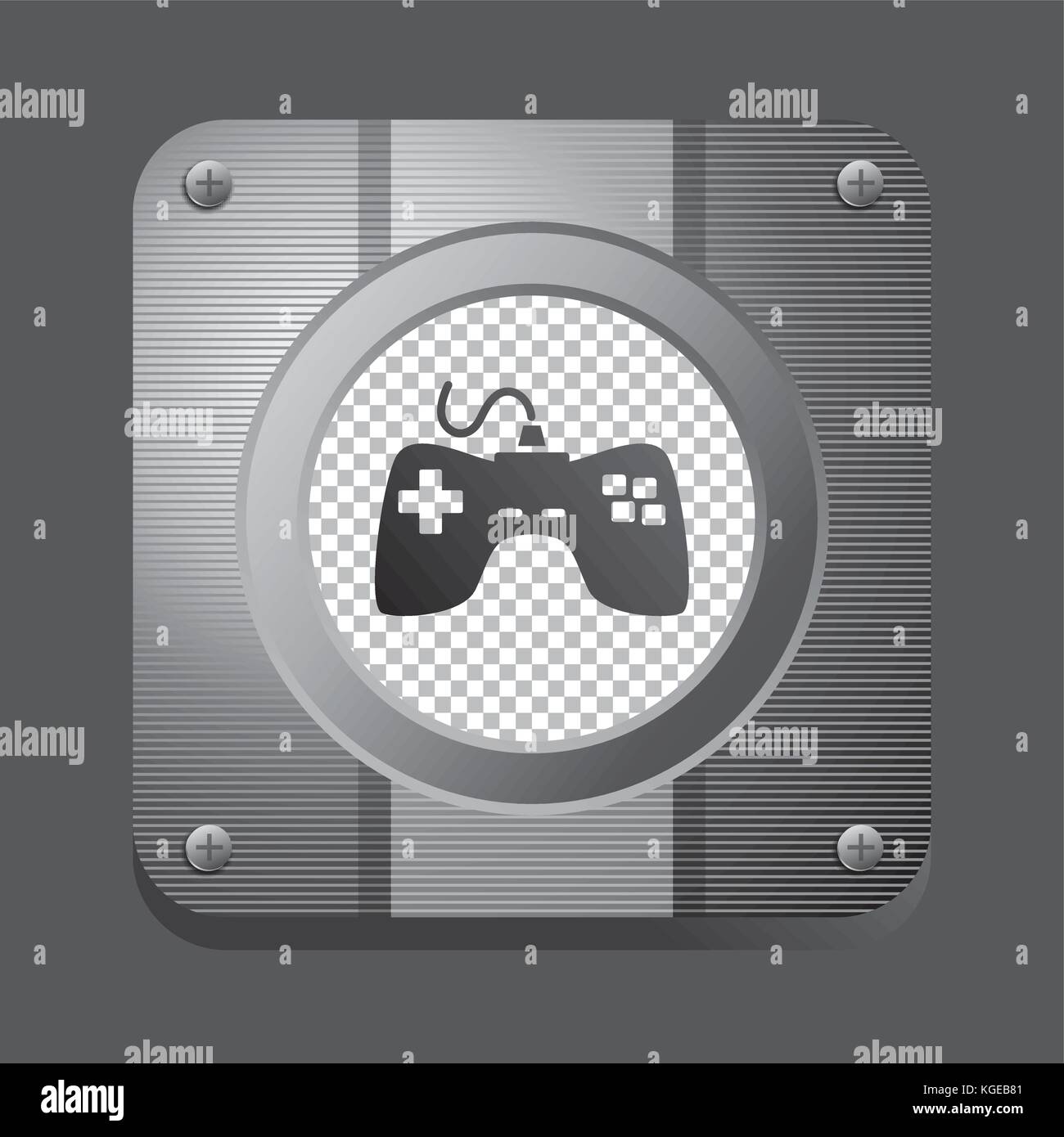 gaming theme icon button vector graphic art design illustration Stock ...