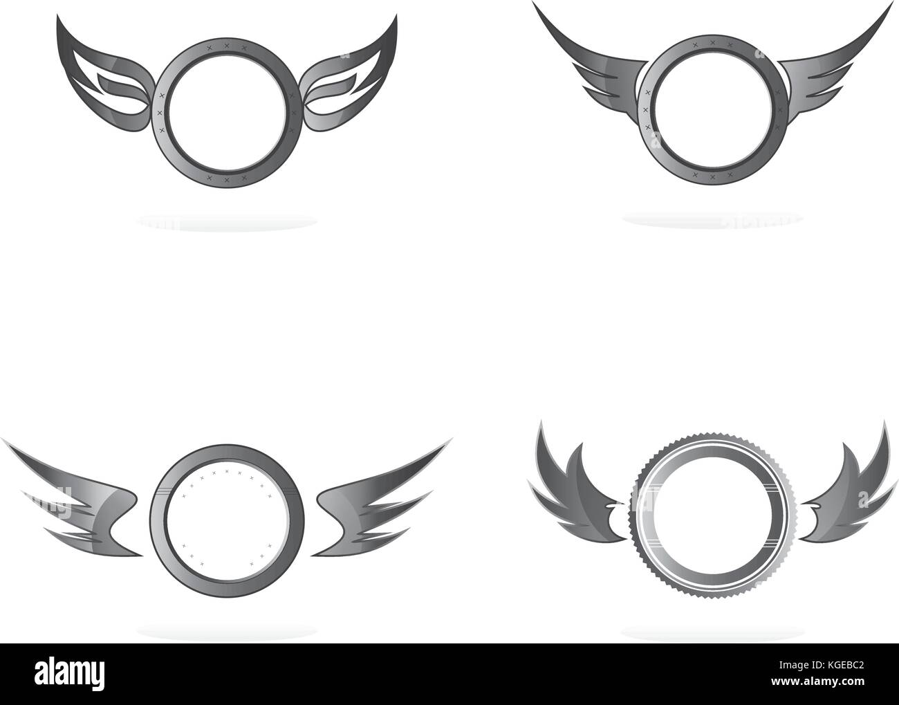 wing art vector graphic art design illustration Stock Vector Image ...