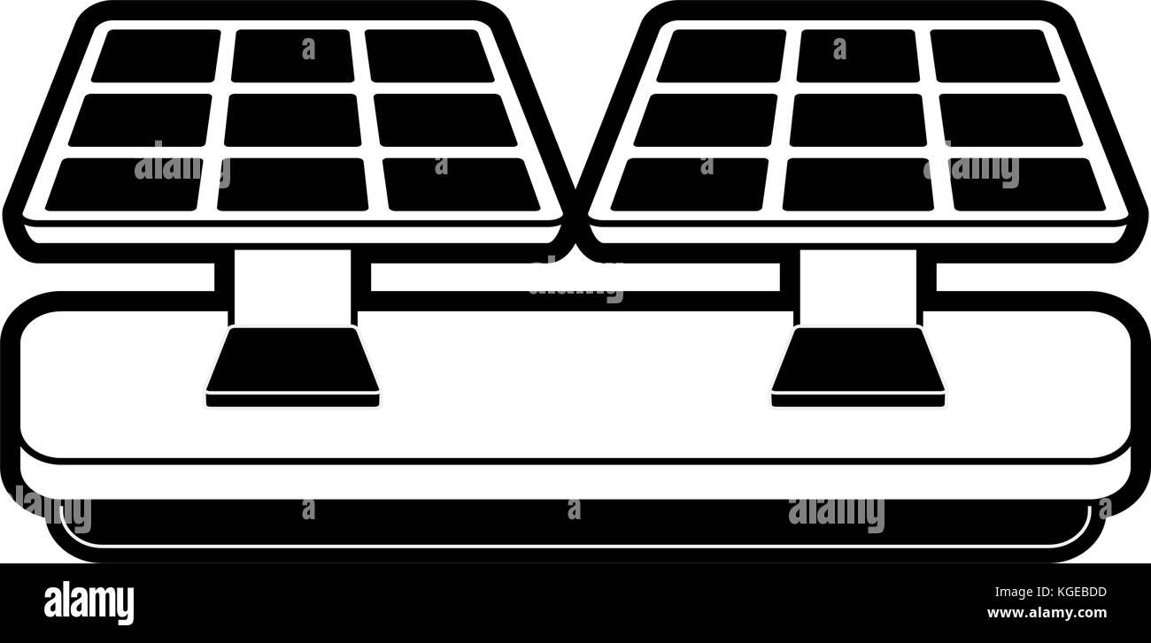 Solar Panels Black and White Stock Photos & Images - Alamy