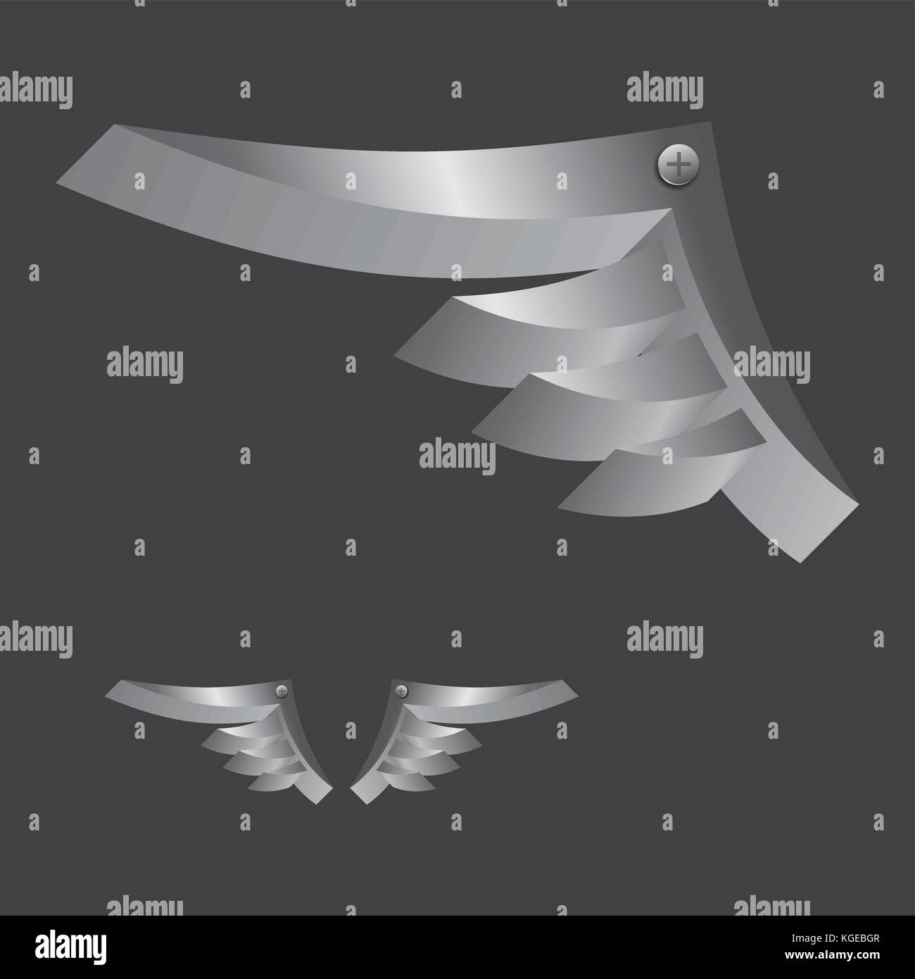 wing art vector graphic art design illustration Stock Vector Image ...