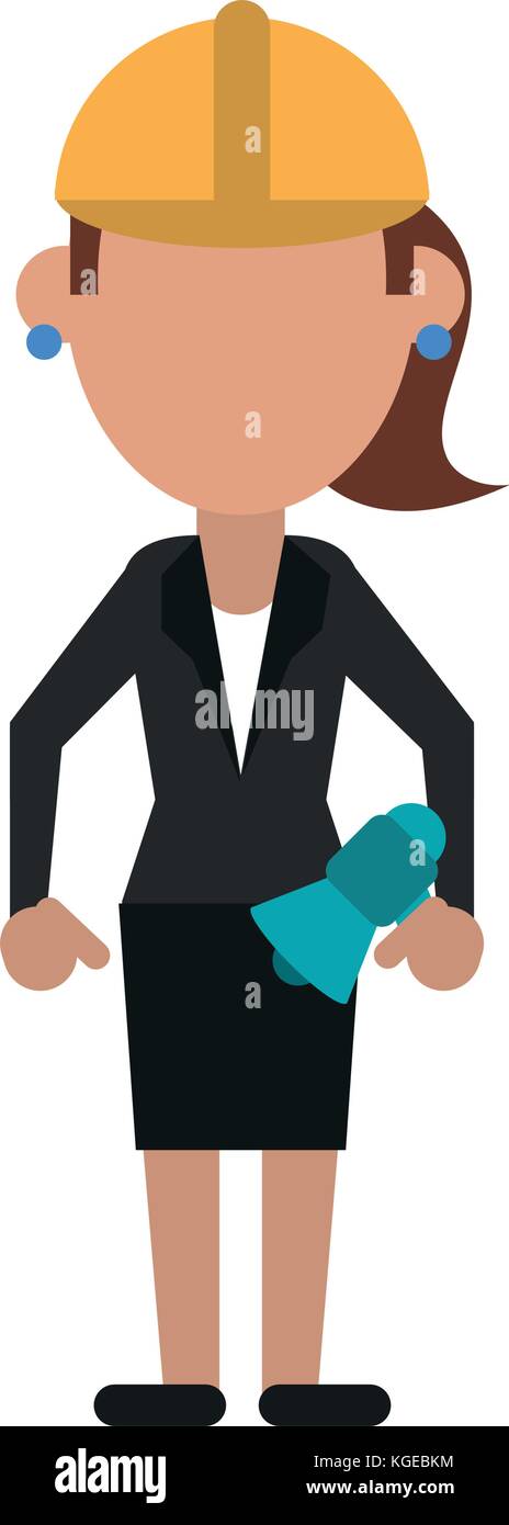 Woman architect Stock Vector Images - Alamy