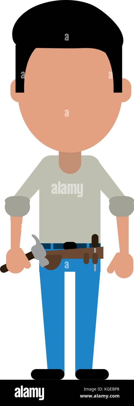 Worker avatar full body Stock Vector Image & Art - Alamy